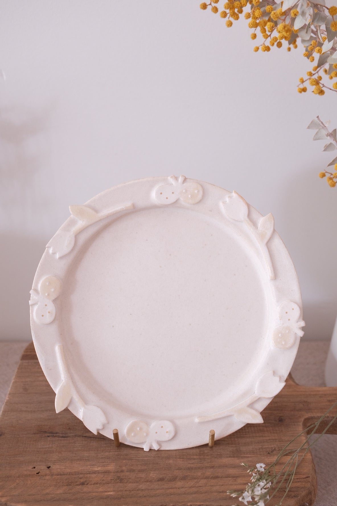 Tomoko Sano 佐野 智子 Butterfly Tulip Plate - 17cm – Yochi Cups